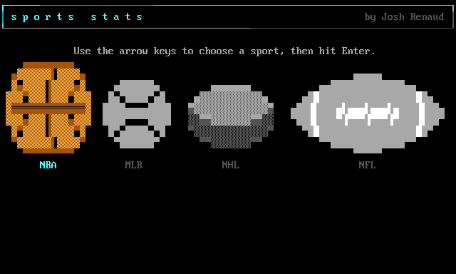 GitHub - Kirkman/Sports-Stats: A door for Synchronet BBSes that ...